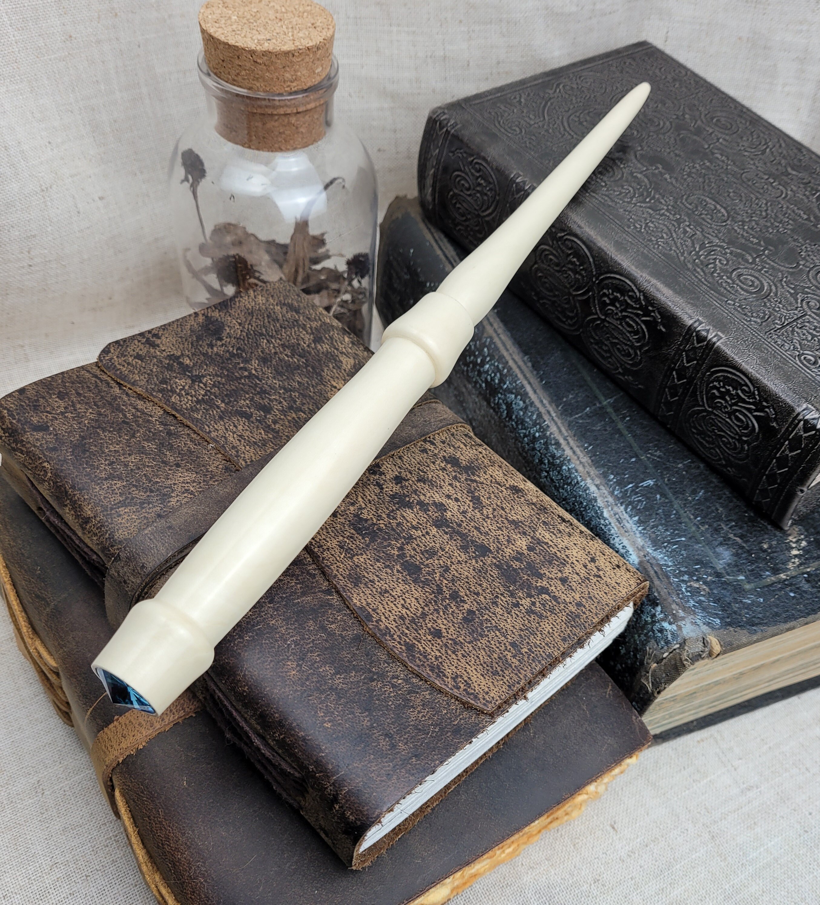 Hand Made Wood Turned Magic Wand American Holly Wood With - Etsy