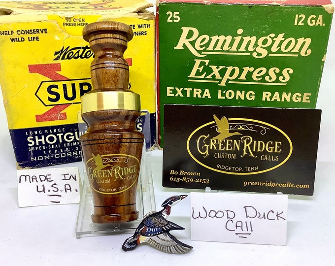 Wood Duck (WOODY) Call SKU#WD-408 Handcrafted by Bo Brown of Greenridge ...