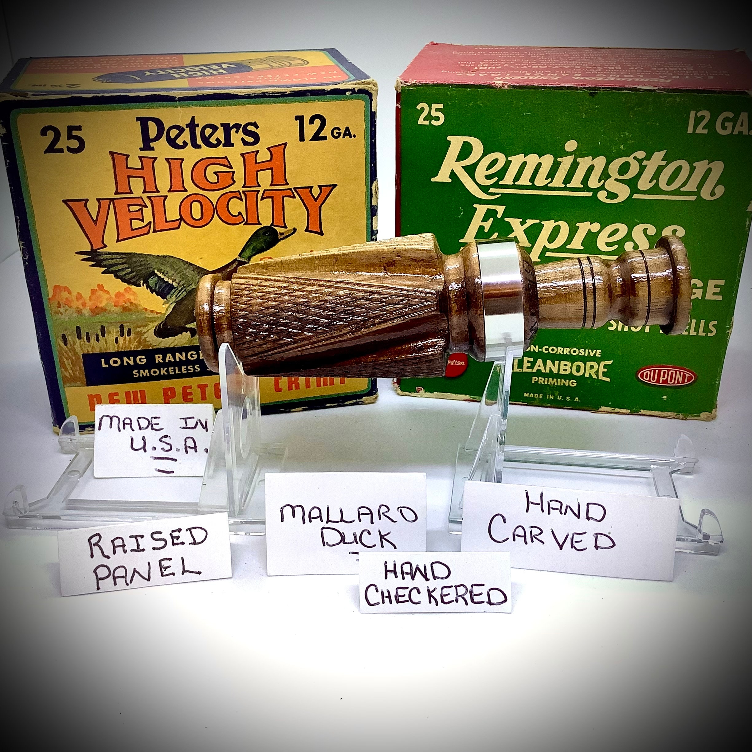 Hand Carved Mallard Duck Call SKUD-385 Handcrafted by Bo Brown of ...