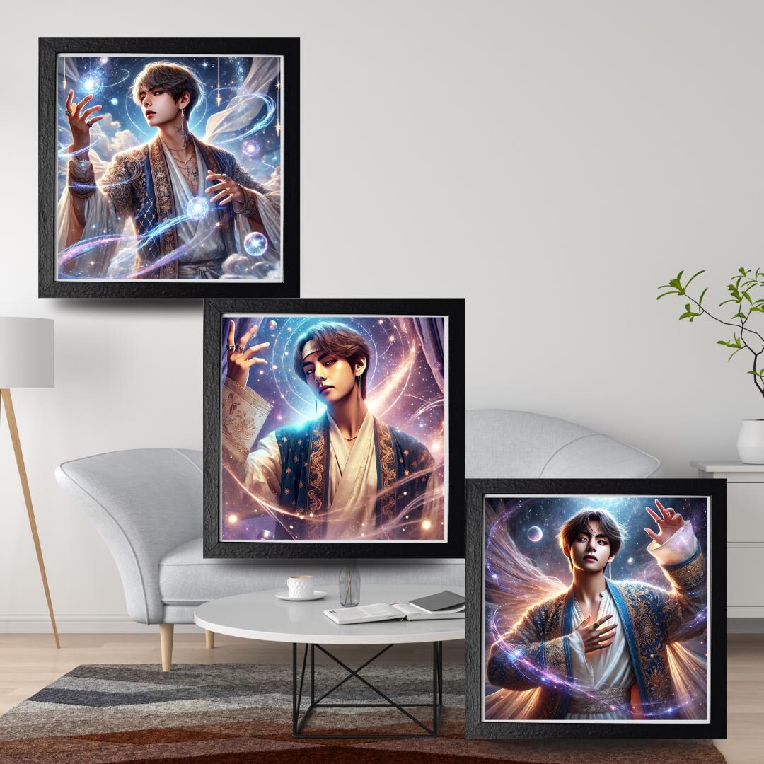 Kim Taehyung Fantasy Posters, Kim Taehyung Art Poster, Kim Taehyung ...