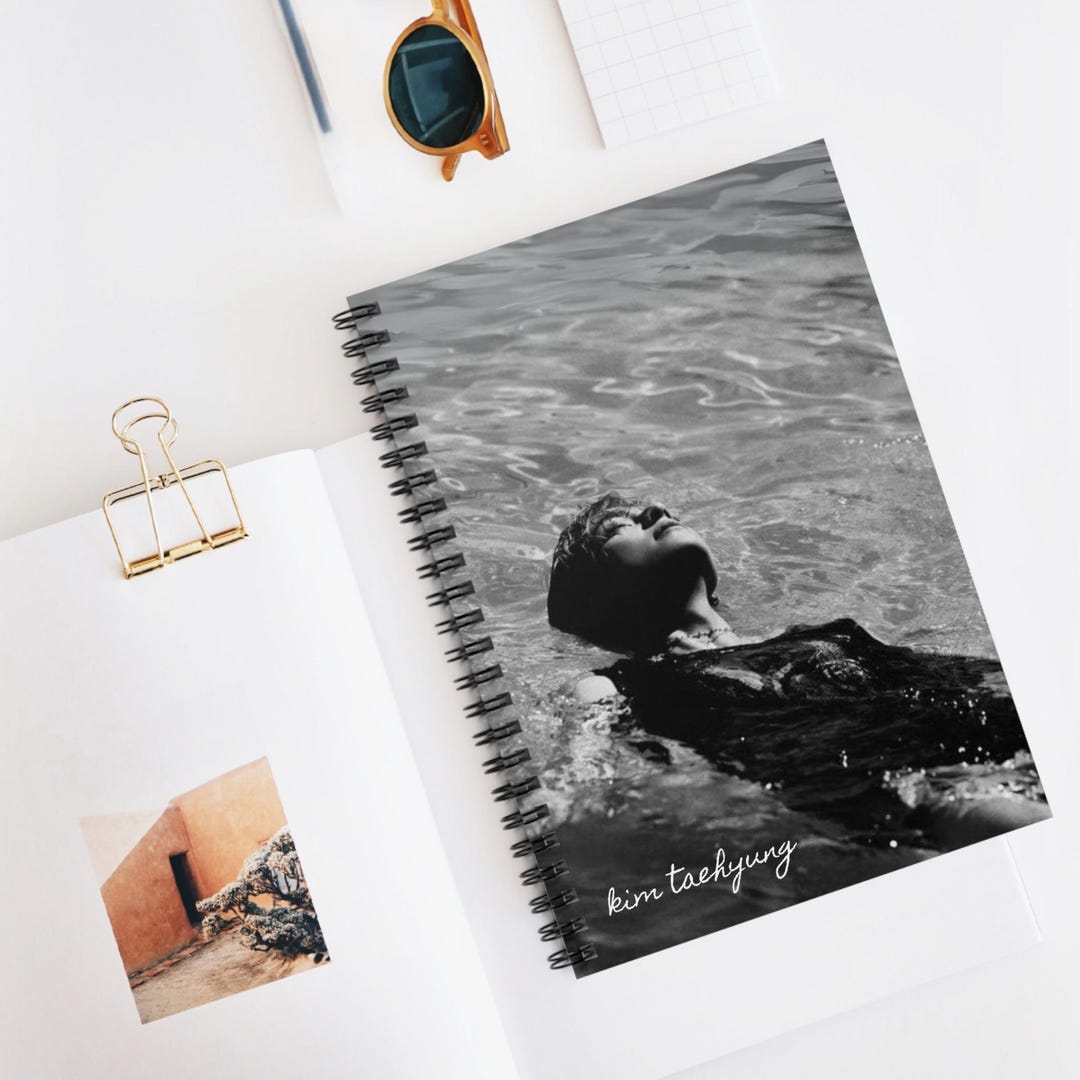 BTS Kim Taehyung Layover Notebook, BTS Merch, BTS Kim Taehyung Spiral ...