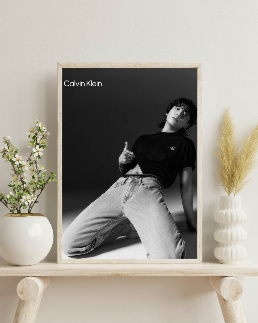 BTS Jungkook Wall Art, Digital Art Print Download, Portrait Format Set ...