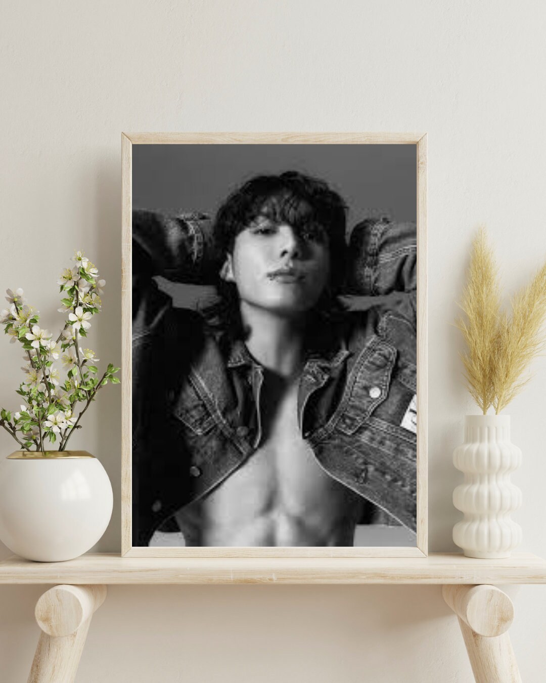BTS Jungkook Wall Art, Digital Art Print Download, Portrait Format Set ...