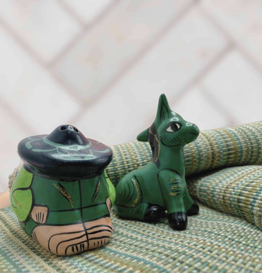 Mexican Handmade Salt and Pepper Shakers Cute Salt and Pepper Shakers ...