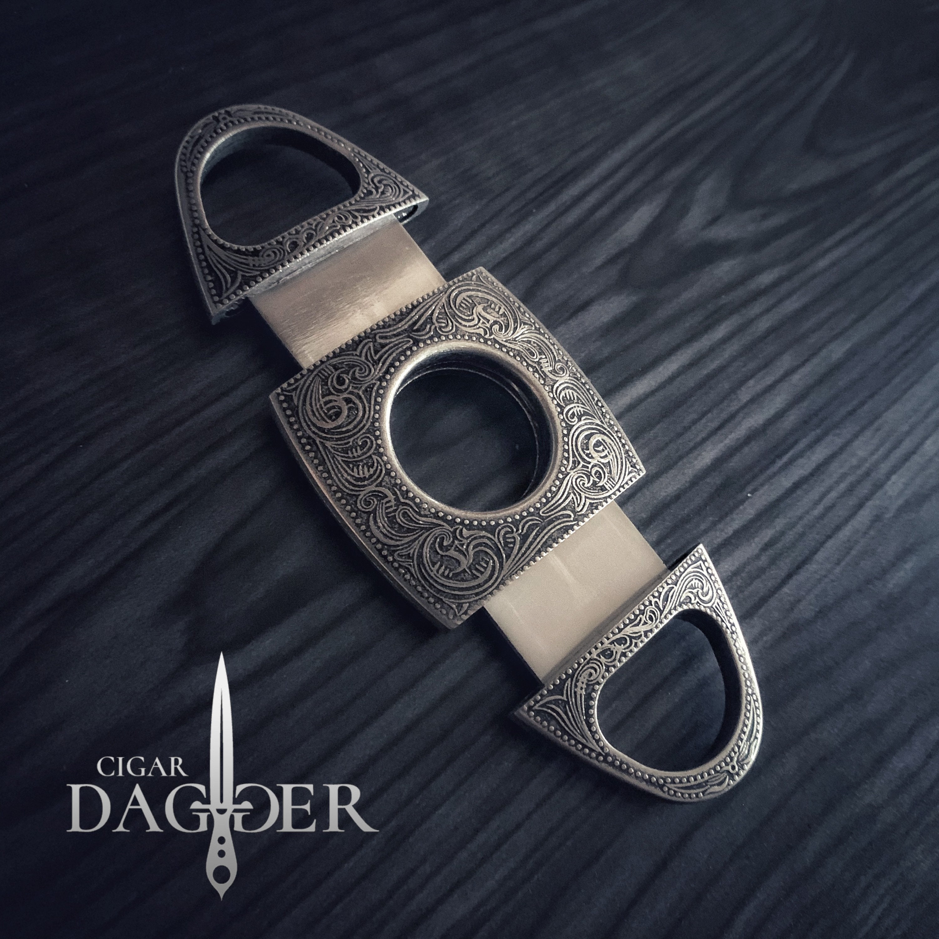 Antique Silver Cigar Cutter - Etsy