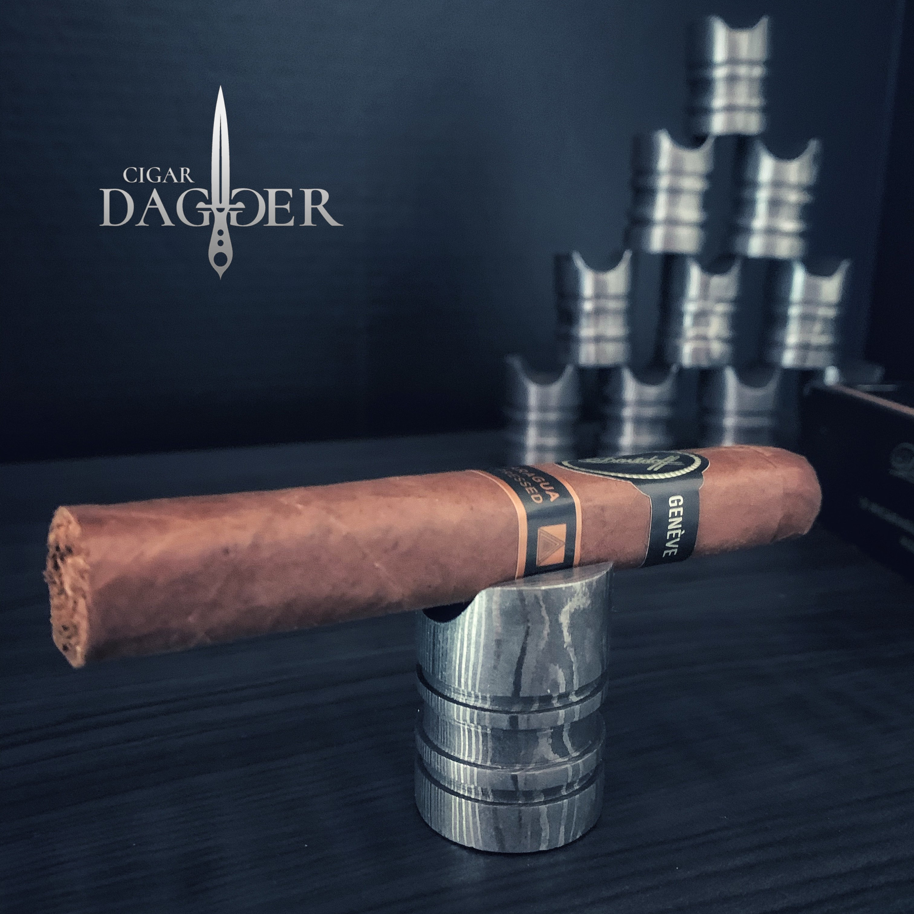 Damascus Steel Cigar Stand Cigar Rest | Etsy