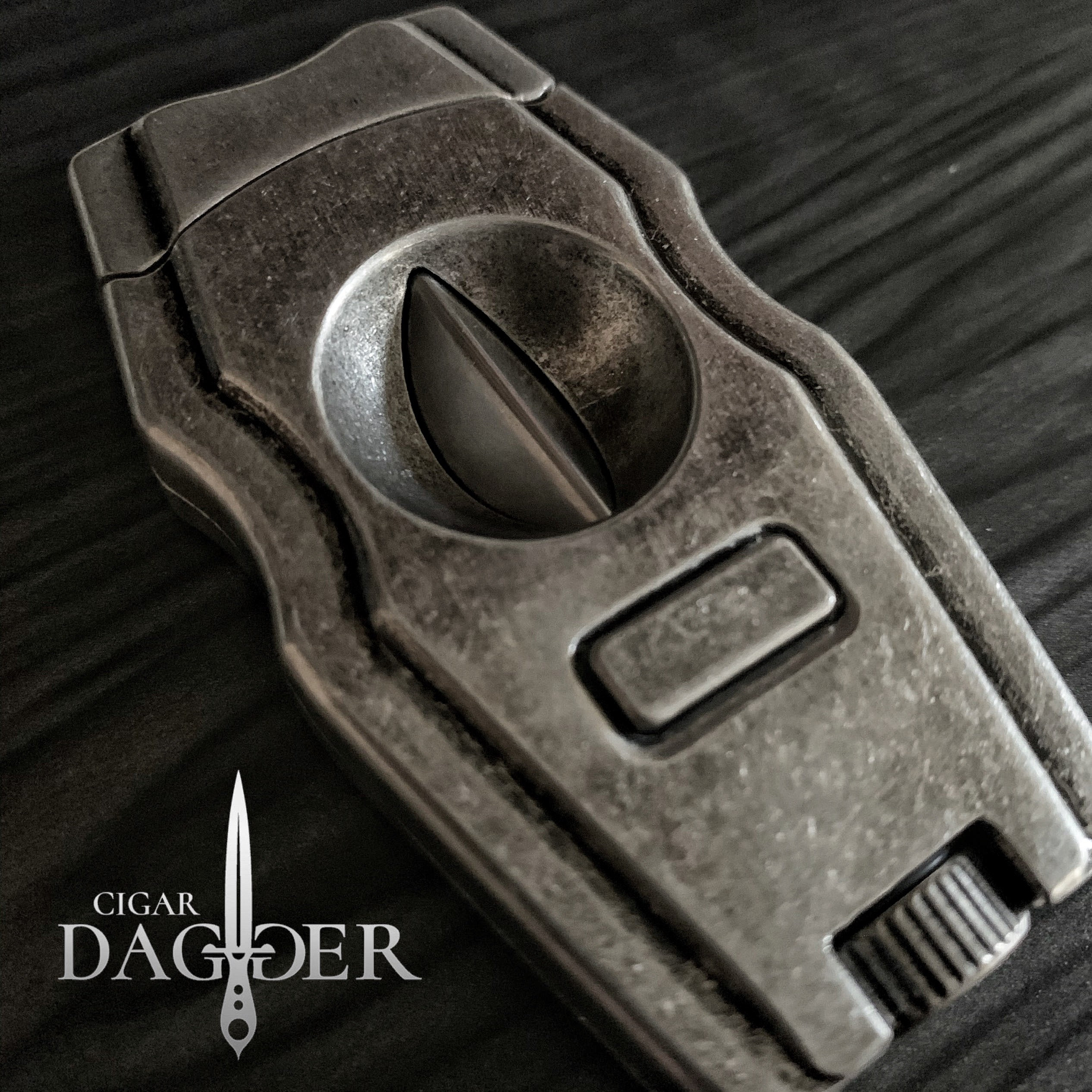 Steampunk Cigar Cutter With V-cut and Punch in Industrial Silver by ...