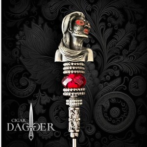 La Catrina Dia De Los Muertos Cigar Nubber by Cigar Dagger - Etsy