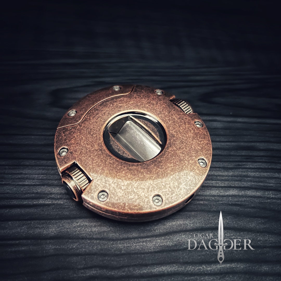 The Orbit V Cigar Cutter With Punch in Copper (limited) by Cigar Dagger ...