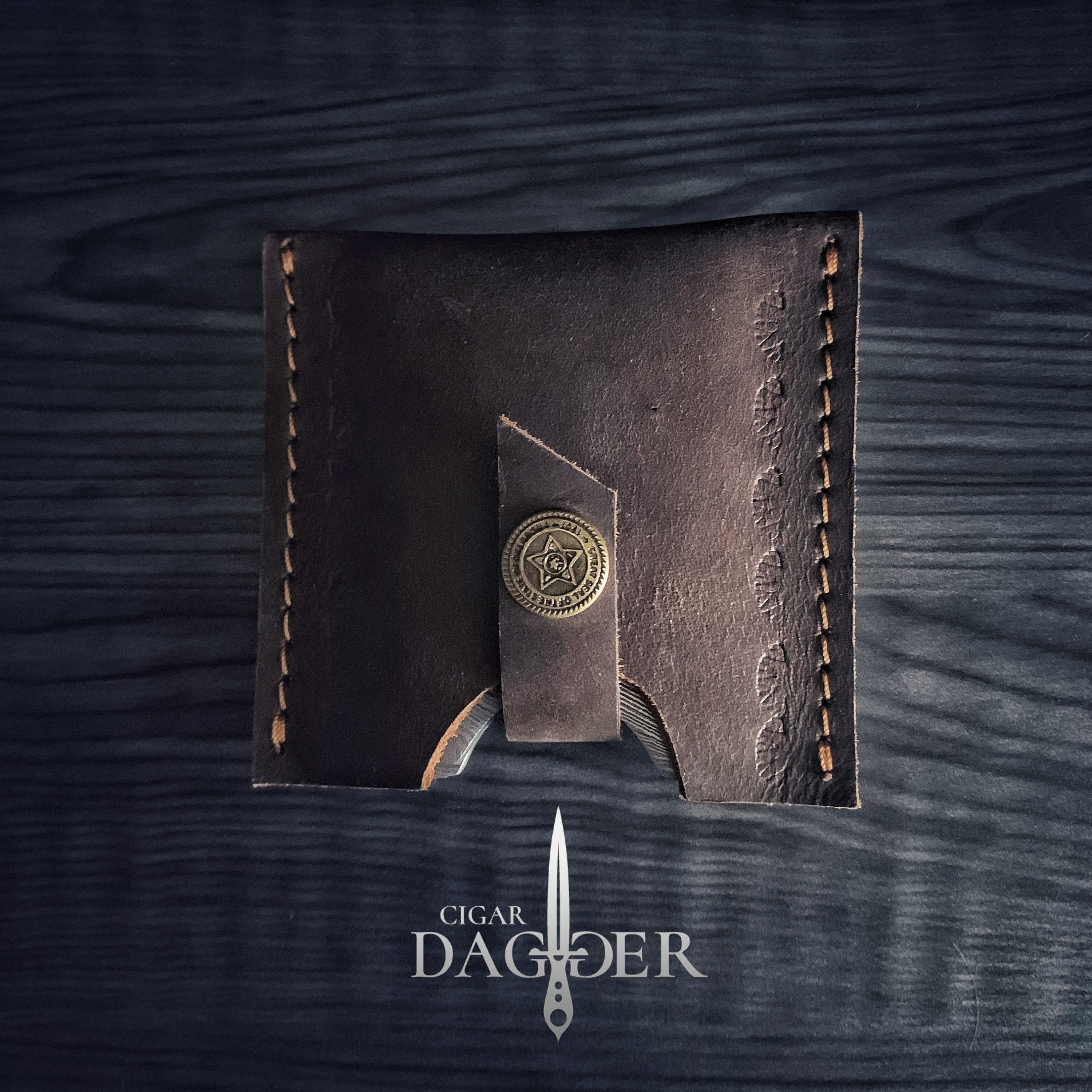 Cigar Dagger Damascus Steel Cigar Stand Cigar Rest | Etsy