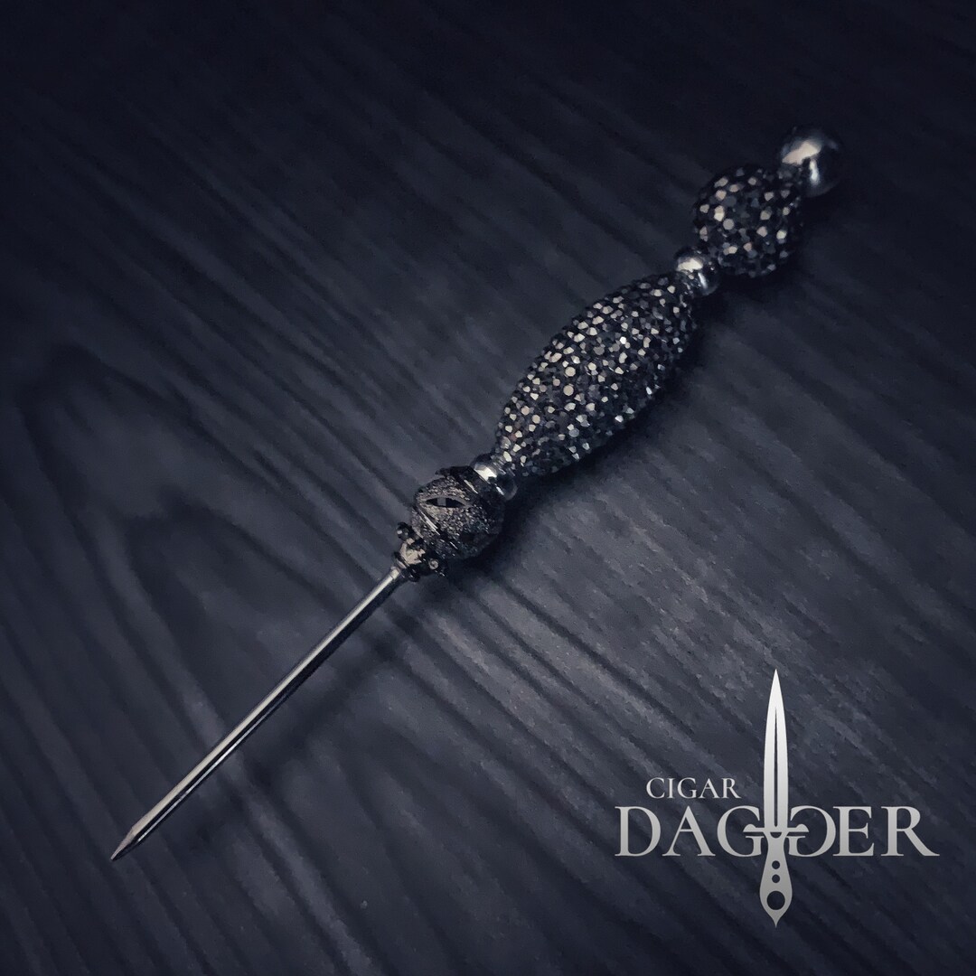 Smoke & Mirrors Cigar Dagger - Mirrored Sequins, Glittered Beads - Etsy