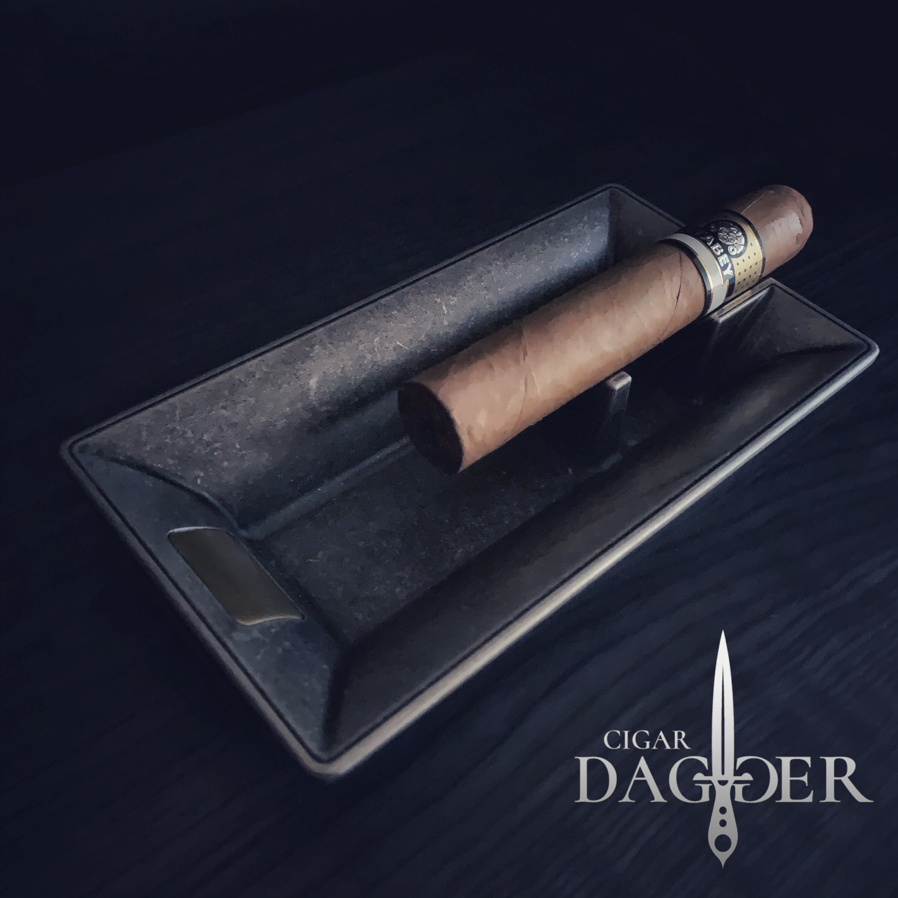 The Gunmetal Cigar Ashtray and Cigar Rest - Etsy