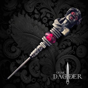 La Catrina Dia De Los Muertos Cigar Nubber by Cigar Dagger - Etsy
