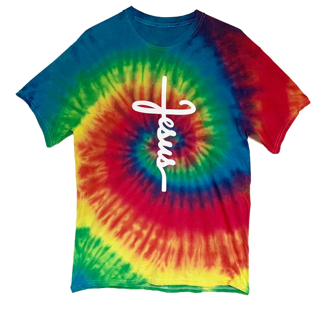 Signature 'leave It at the Cross' Tie Dye Tee - Etsy