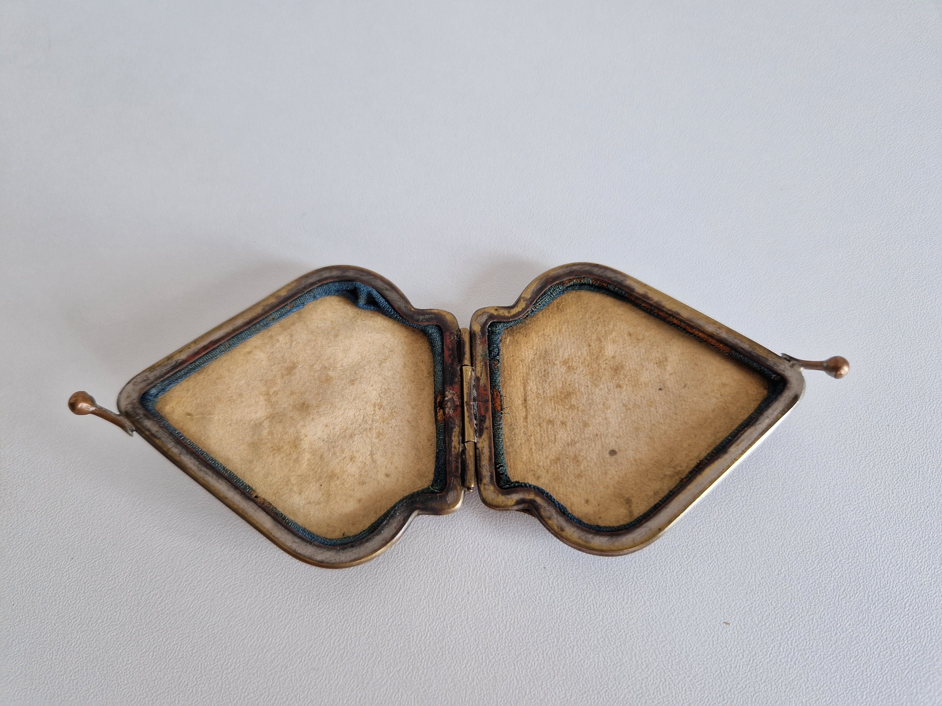 Antique Wallet From Wood, Antique Coin Wallet, French Small Wallet ...