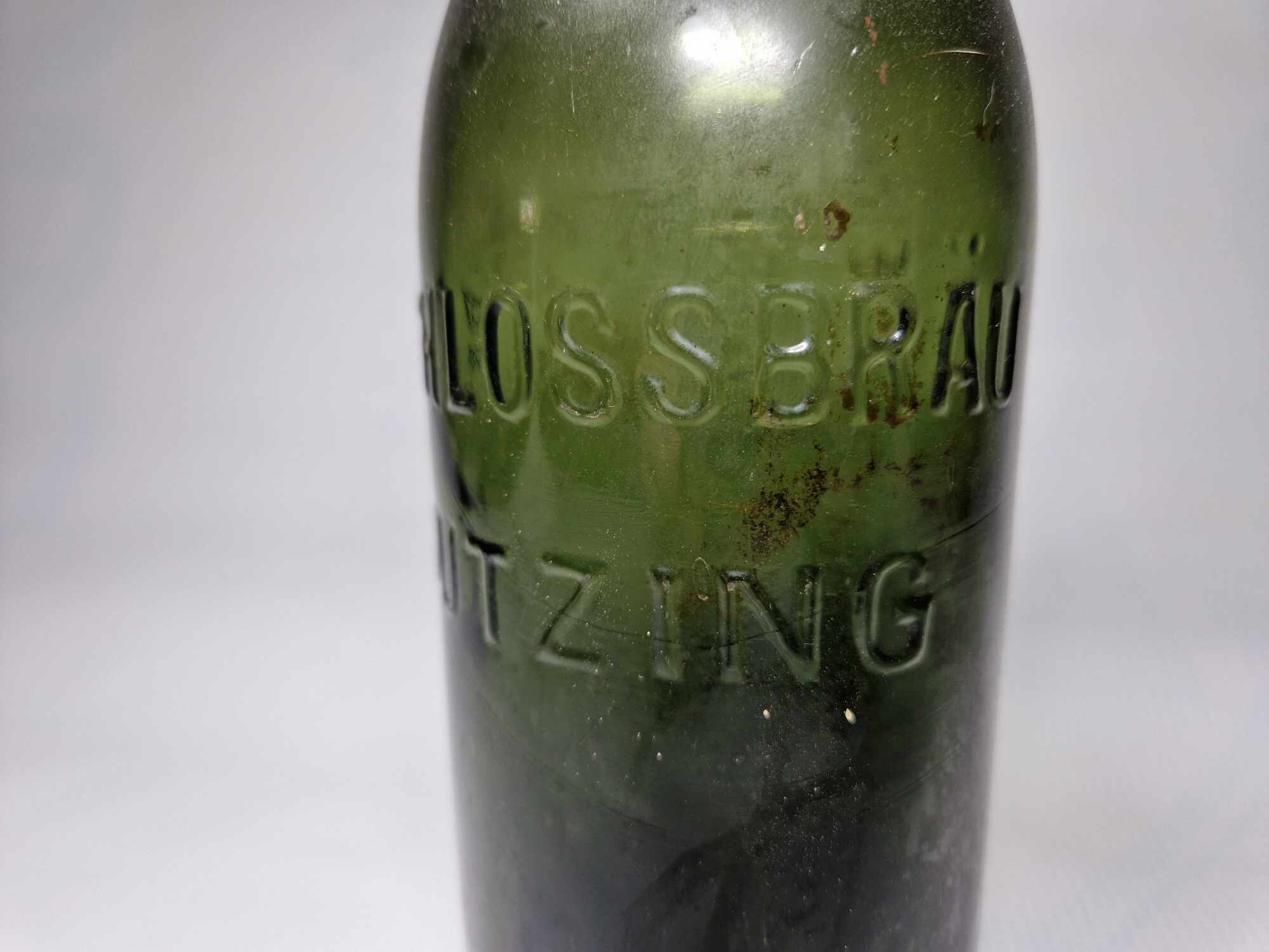 Antique German Beer Bottle With Embossing Unverkäufliches Eigentum Der ...