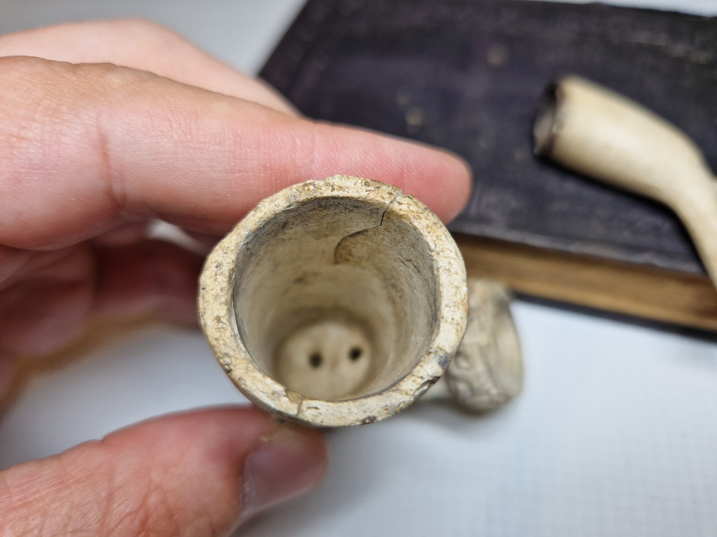 Antique Clay Pipes for Collection, Antique Tobacco Pipe, CAFE Pipe, Six ...