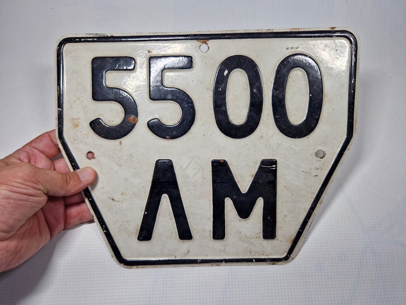 Old Car Number Plate. Vintage Car Plate. Ussr Soviet Car Number Plate ...