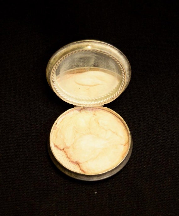 Antique powder case, Art Nouveau French powder box wi… - Gem