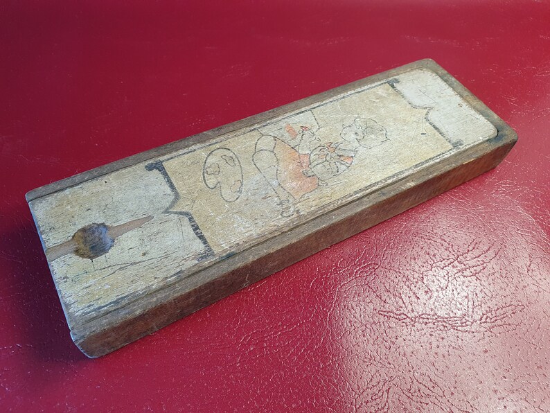 Antique Wood Pencil Box Primitive Vintage School Box Antique - Etsy