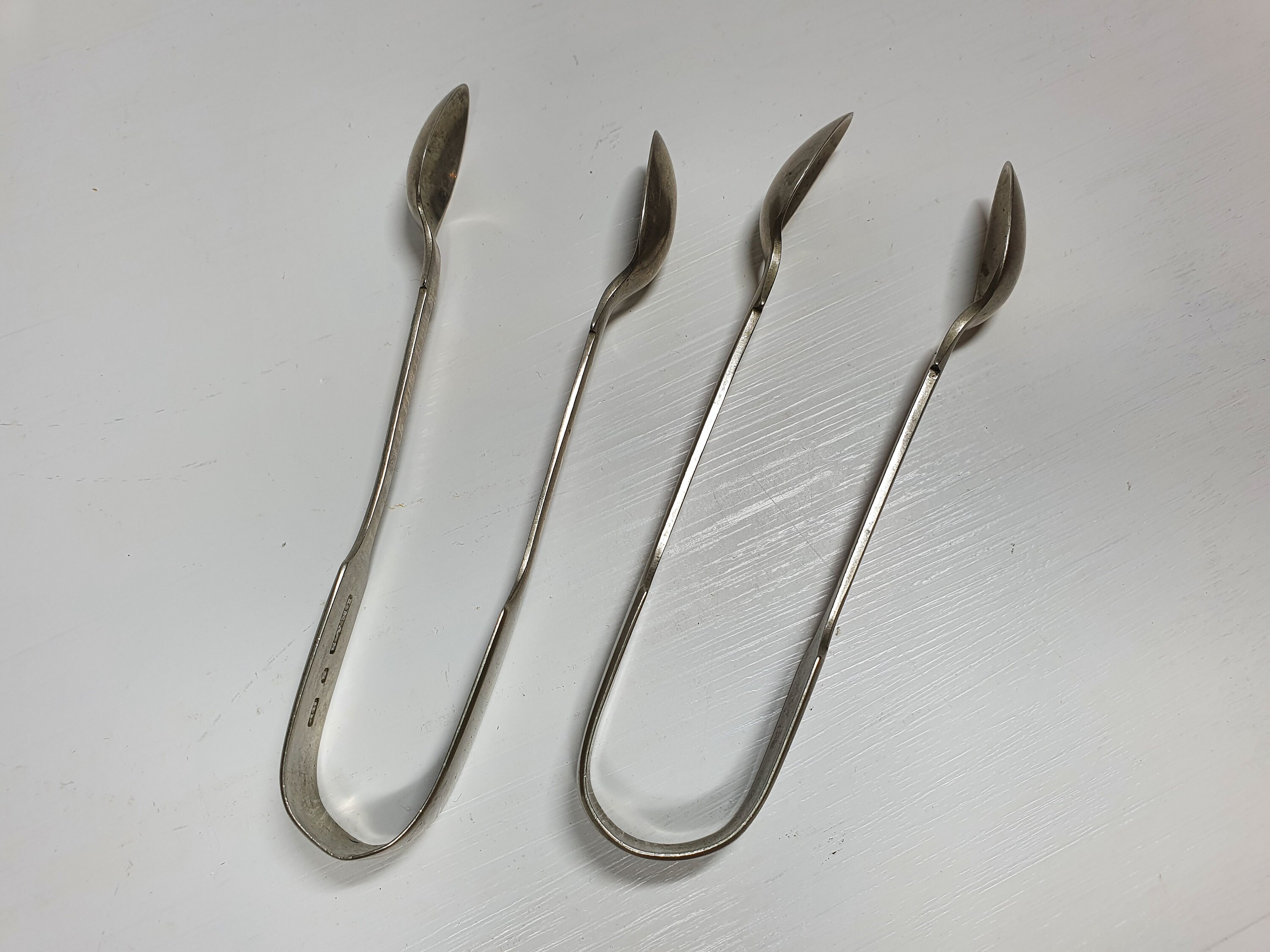 Pair of Vintage Sugar Tongs Brazilian Silver Sugar Tongs by - Etsy