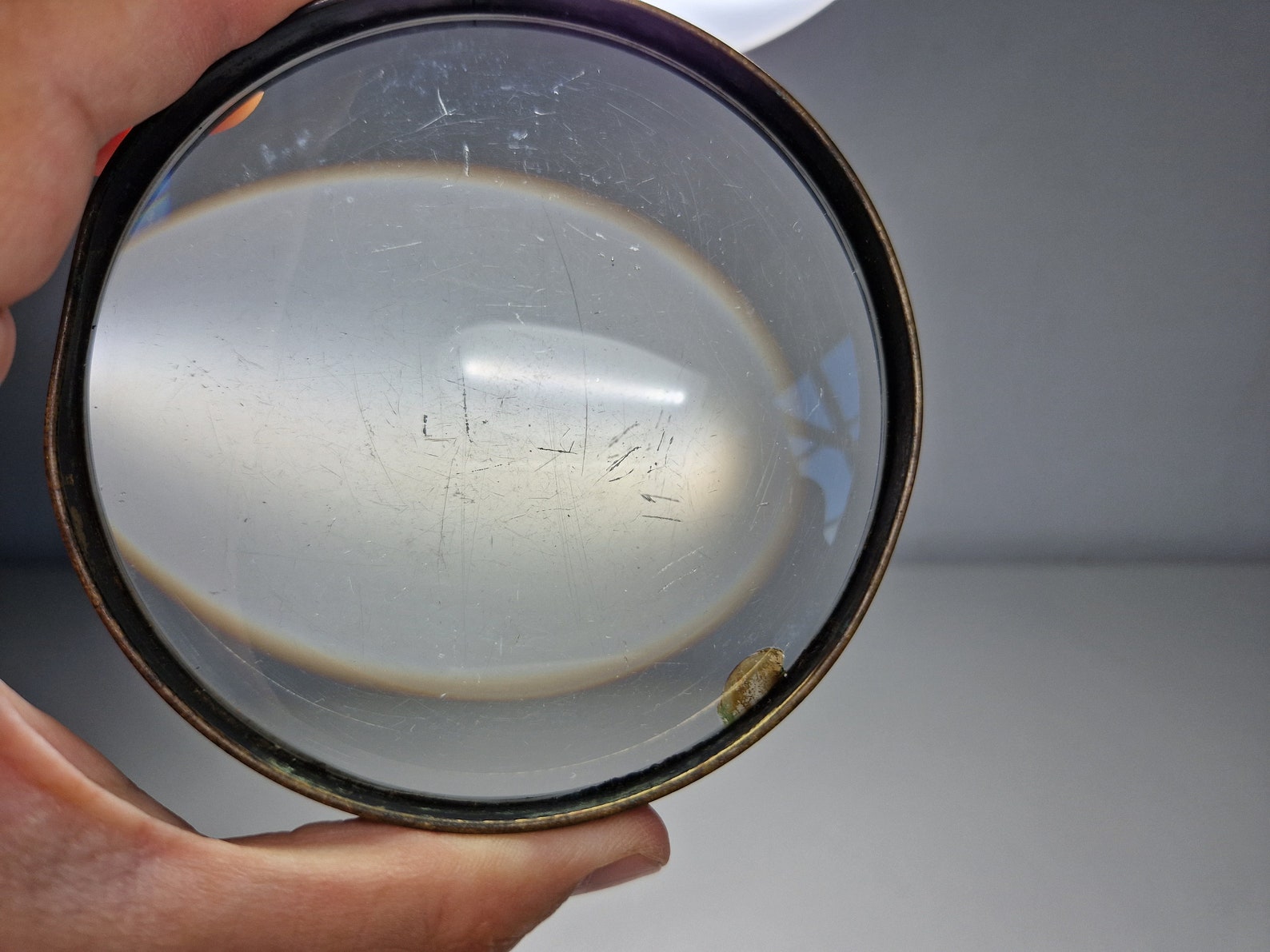 Antique Magnifying Glass, Old German Magnifier Reading Glass With ...