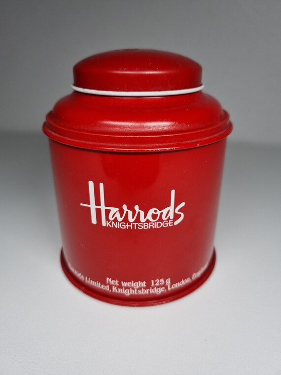 Boxes & Bins METAL BOX tin tea box container storage place HARRODS ...