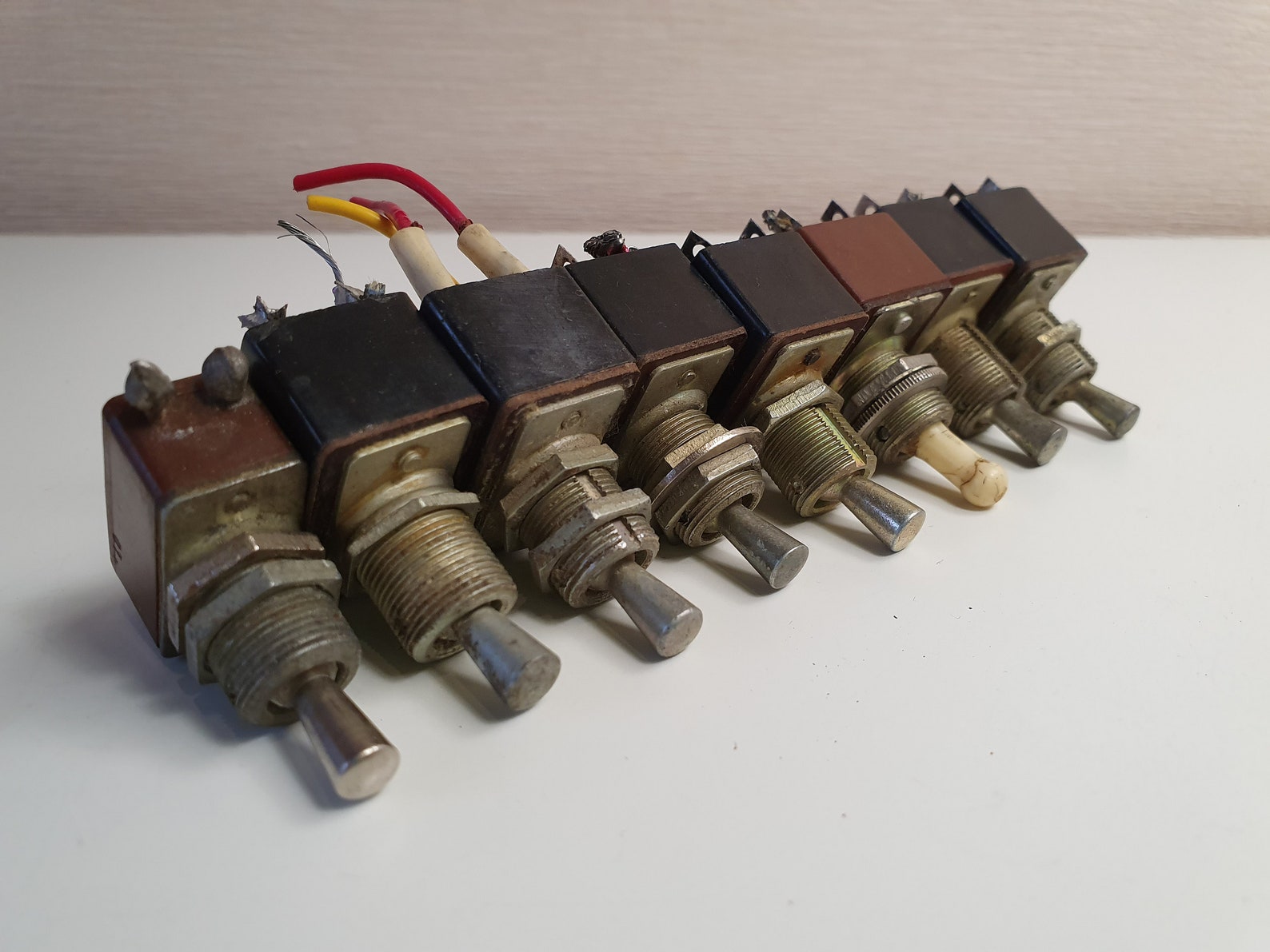 Vintage On/off Toggle Switch Set of 8 Vintage Switches Old - Etsy