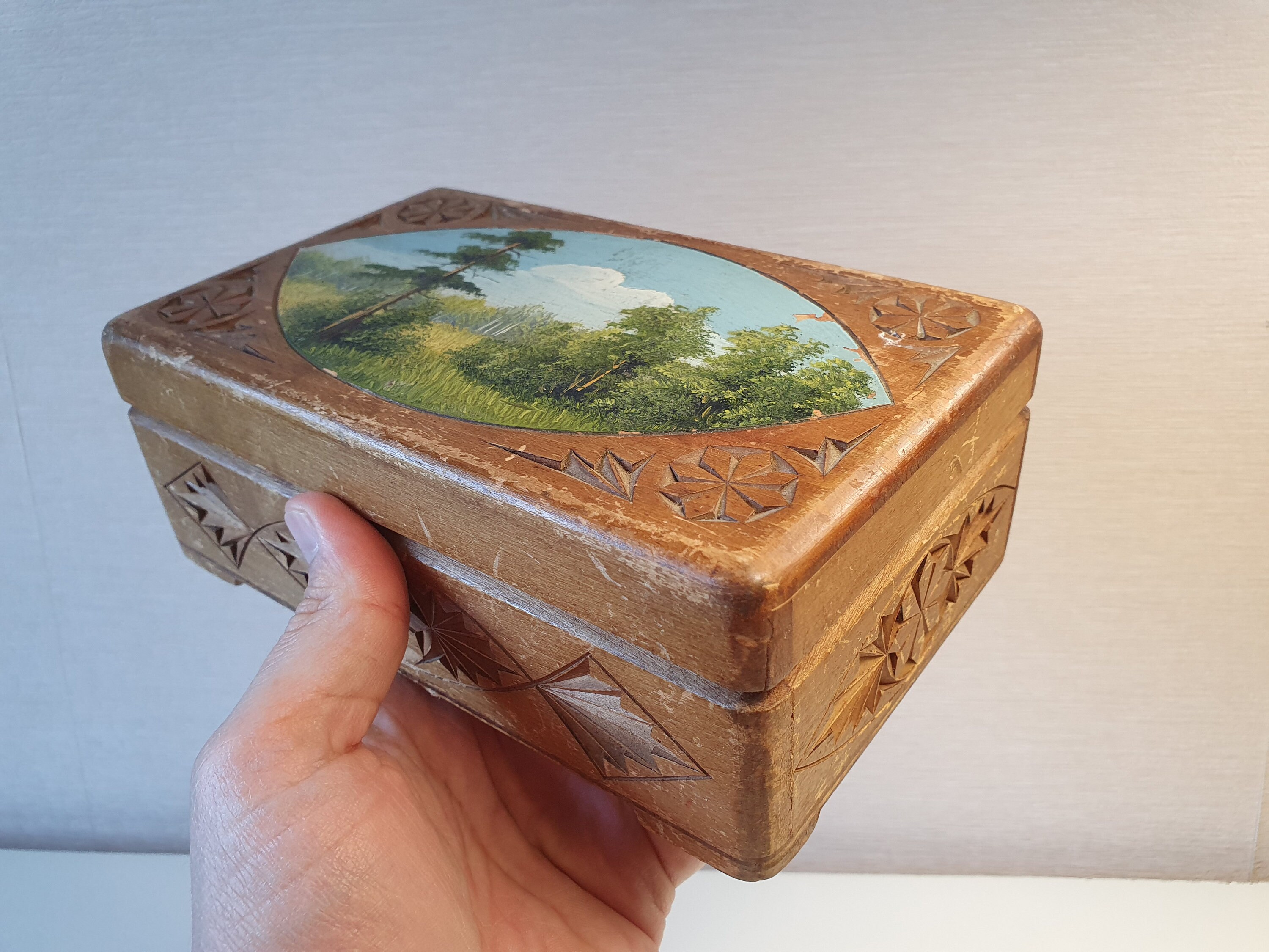 Chip Carved Boxes