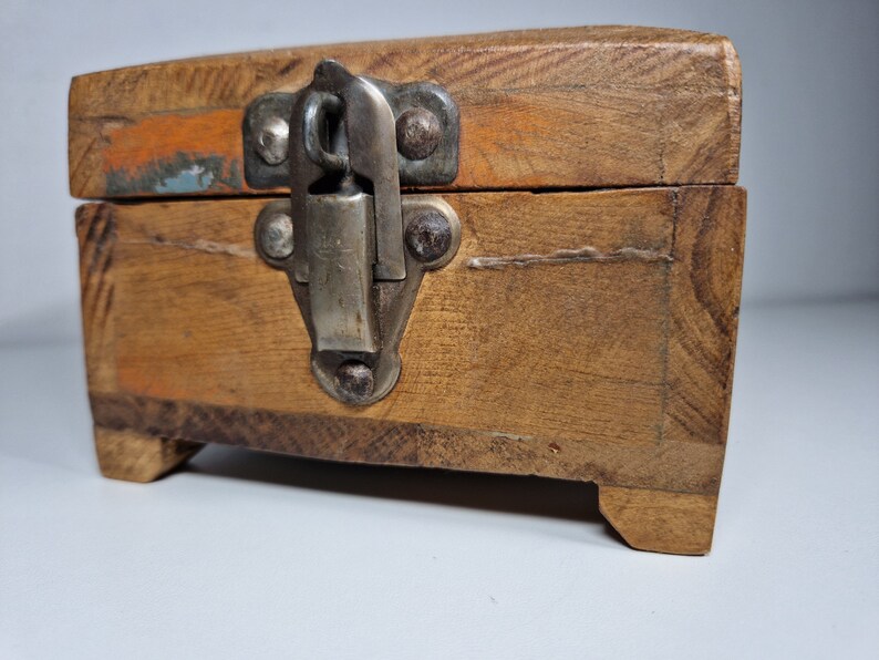 Smart Wooden Shaving Box, Wooden Barber Box With Mirror, Vintage ...