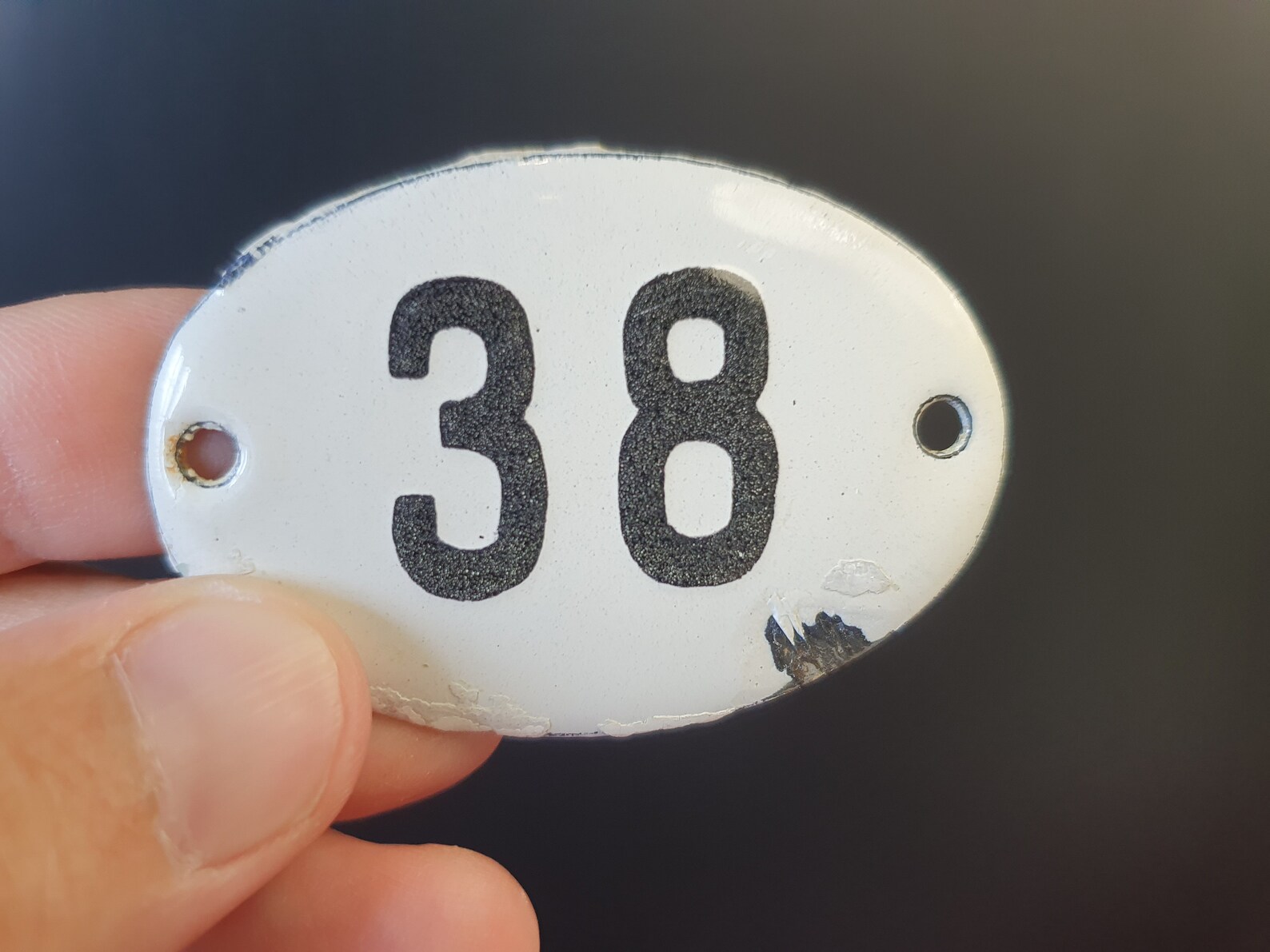 Vintage Enamel Number Porcelain Number Hotel Door Number - Etsy