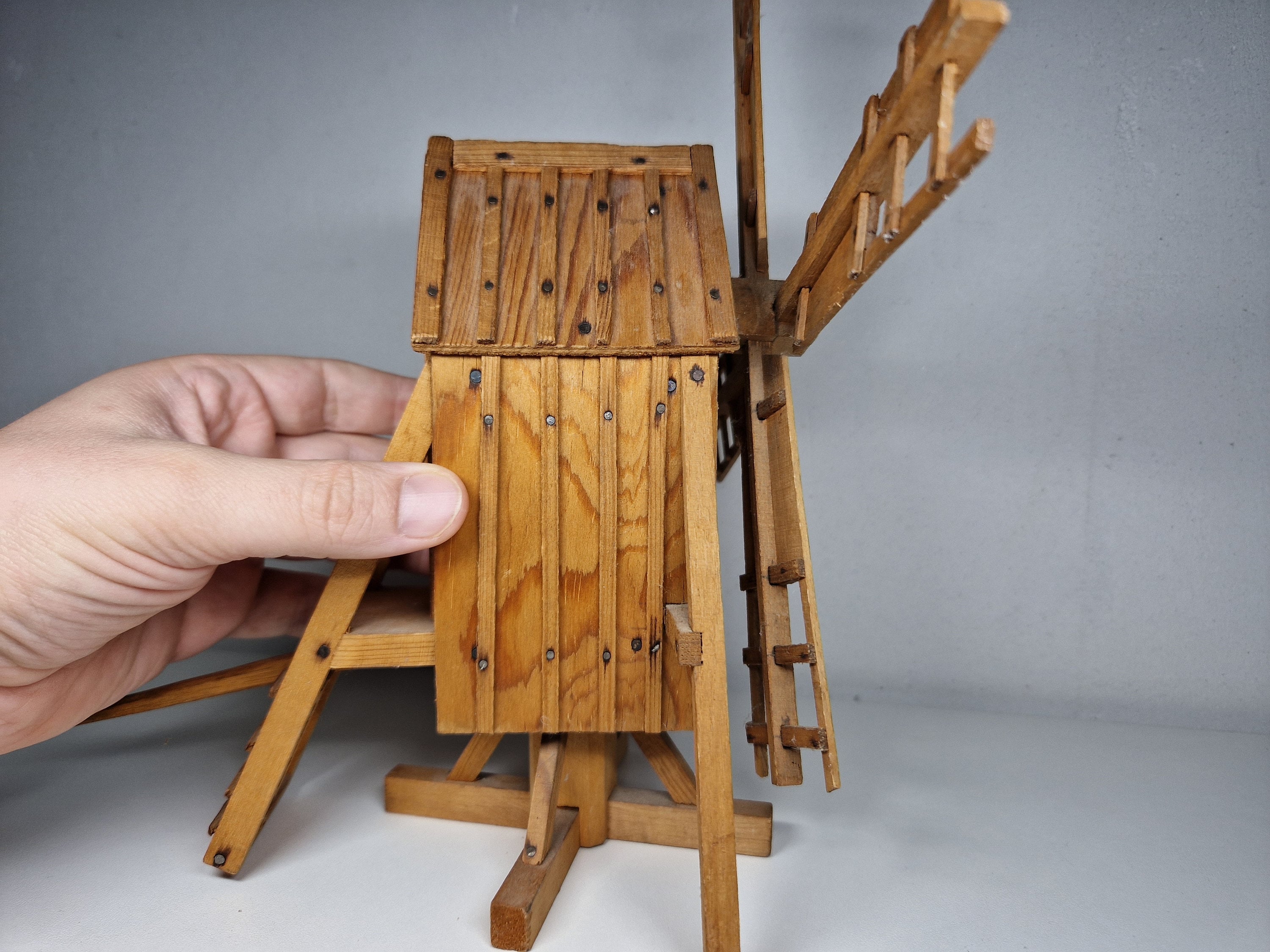 Vintage 1958 Windmill Scale Model Scandinavian Windmill Öland - Etsy