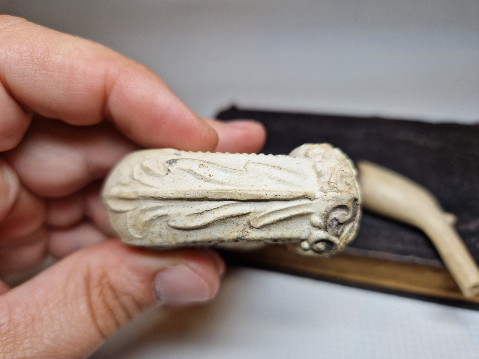 Antique Clay Pipes for Collection, Antique Tobacco Pipe, CAFE Pipe, Six ...