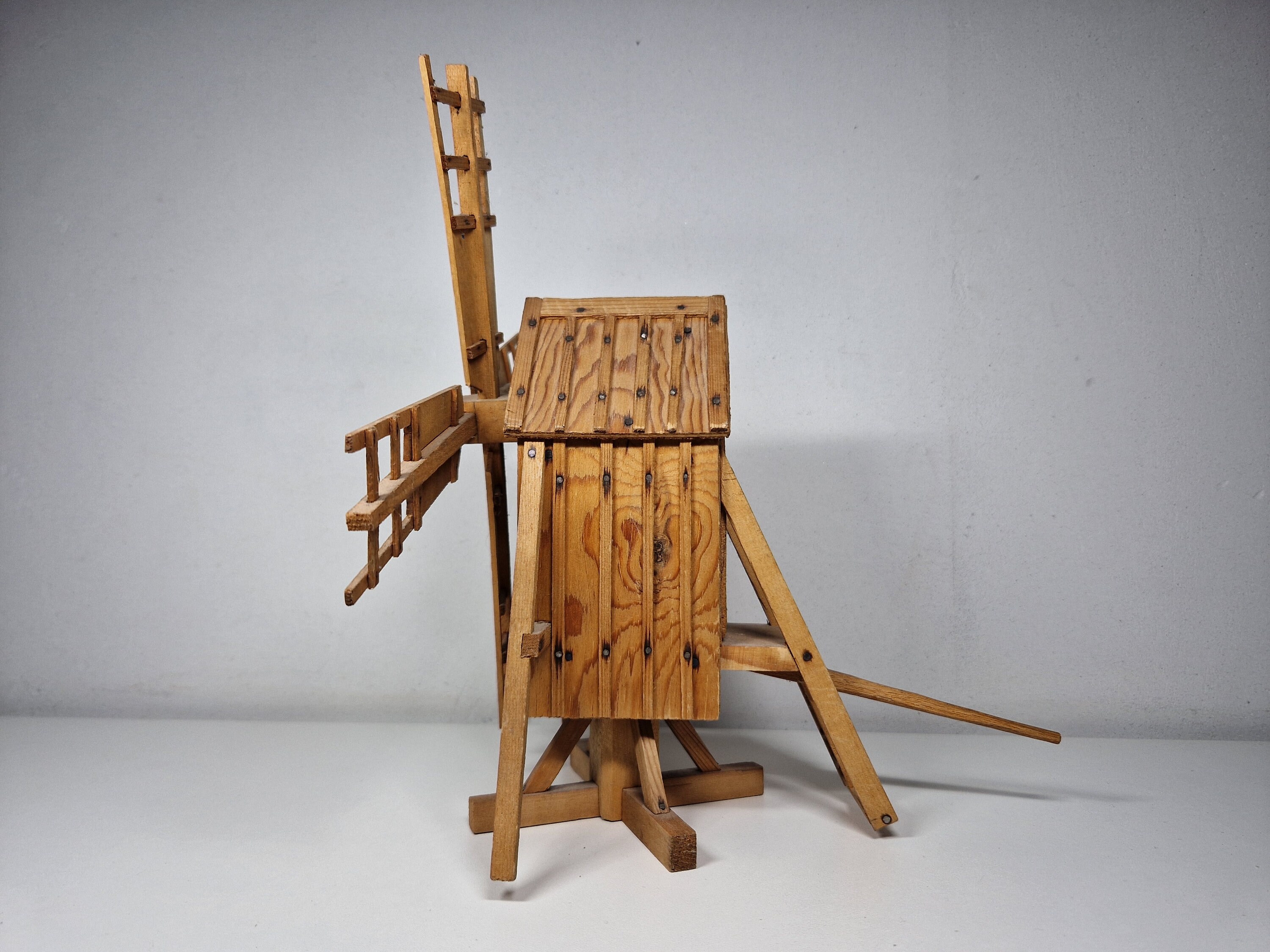 Vintage 1958 Windmill Scale Model Scandinavian Windmill Öland - Etsy