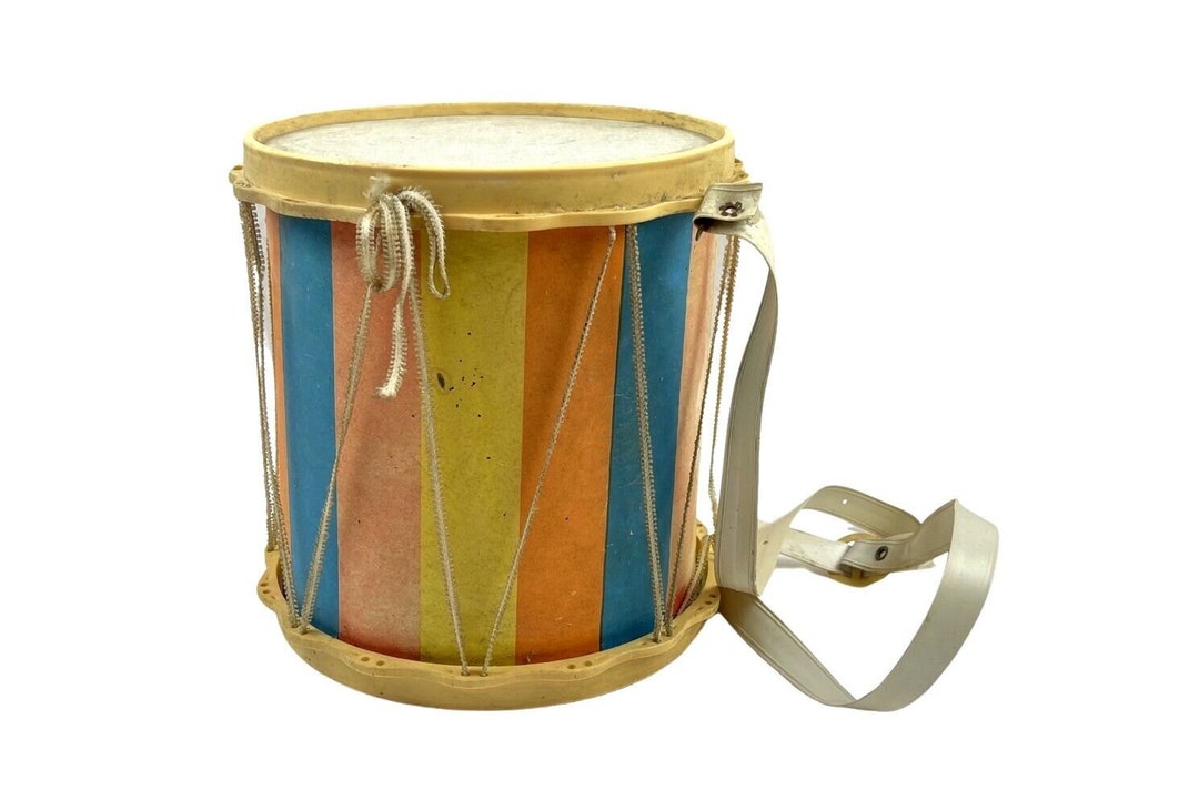 Early Soviet Kids Toy Drum From Soviet Russia, USSR Made Kids Drum ...