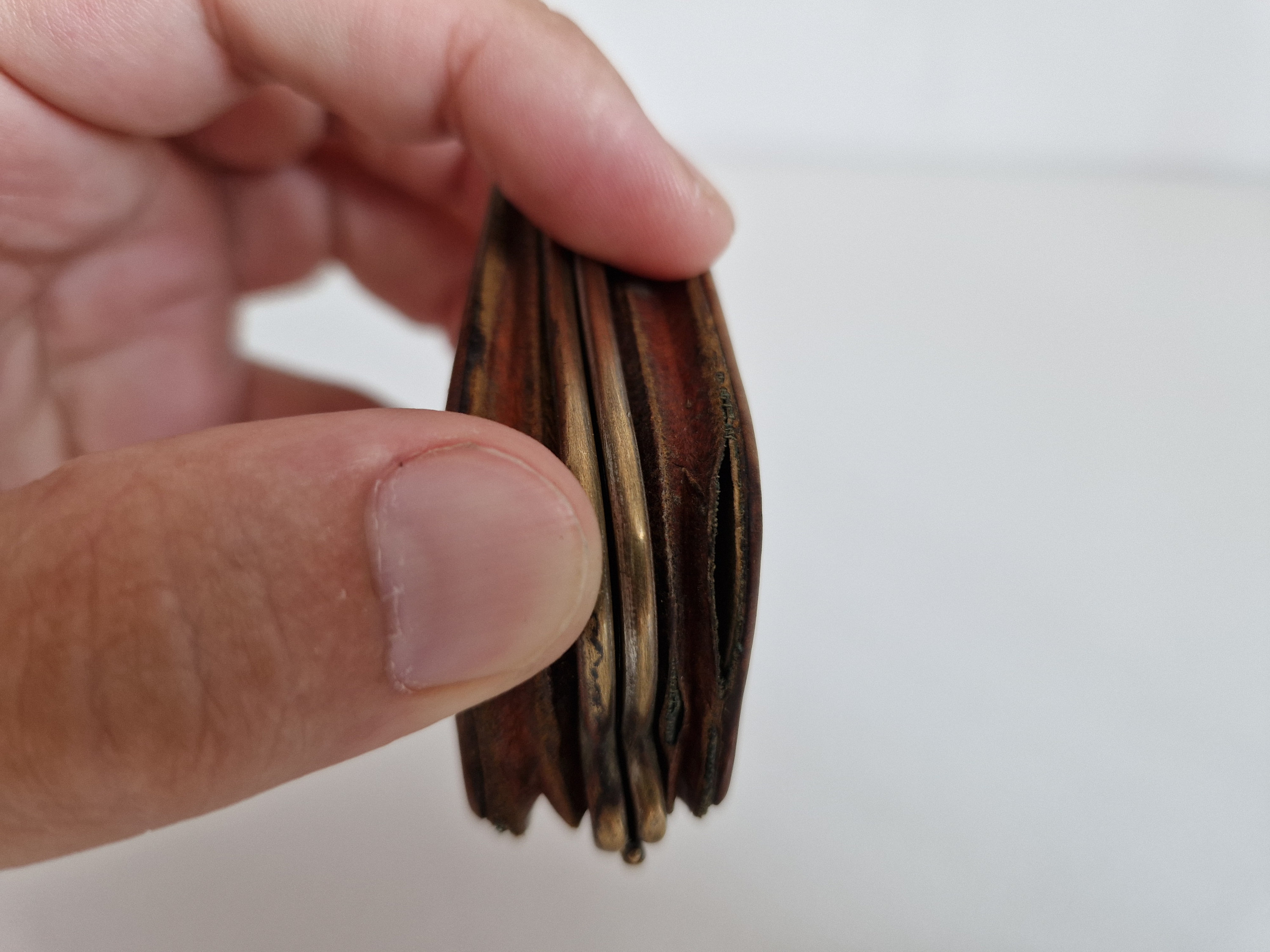 Antique Wallet From Wood, Antique Coin Wallet, French Small Wallet ...