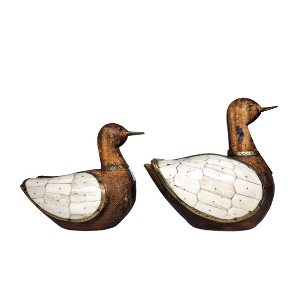 Antique Wooden Ducks - Etsy