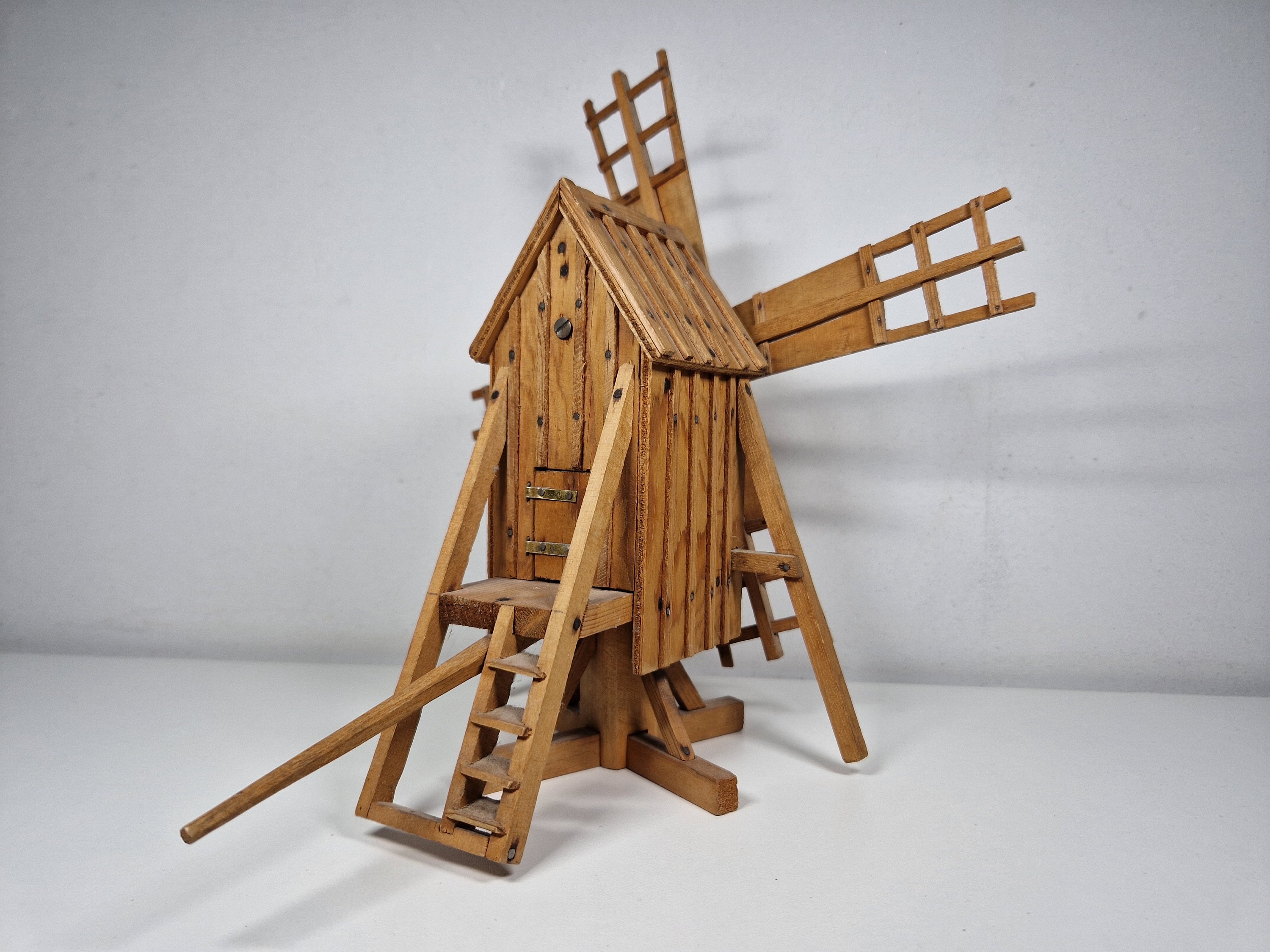 Vintage 1958 Windmill Scale Model Scandinavian Windmill Öland - Etsy