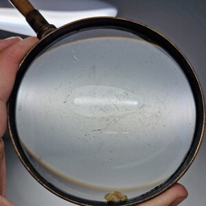 Antique Magnifying Glass, Old German Magnifier Reading Glass With ...