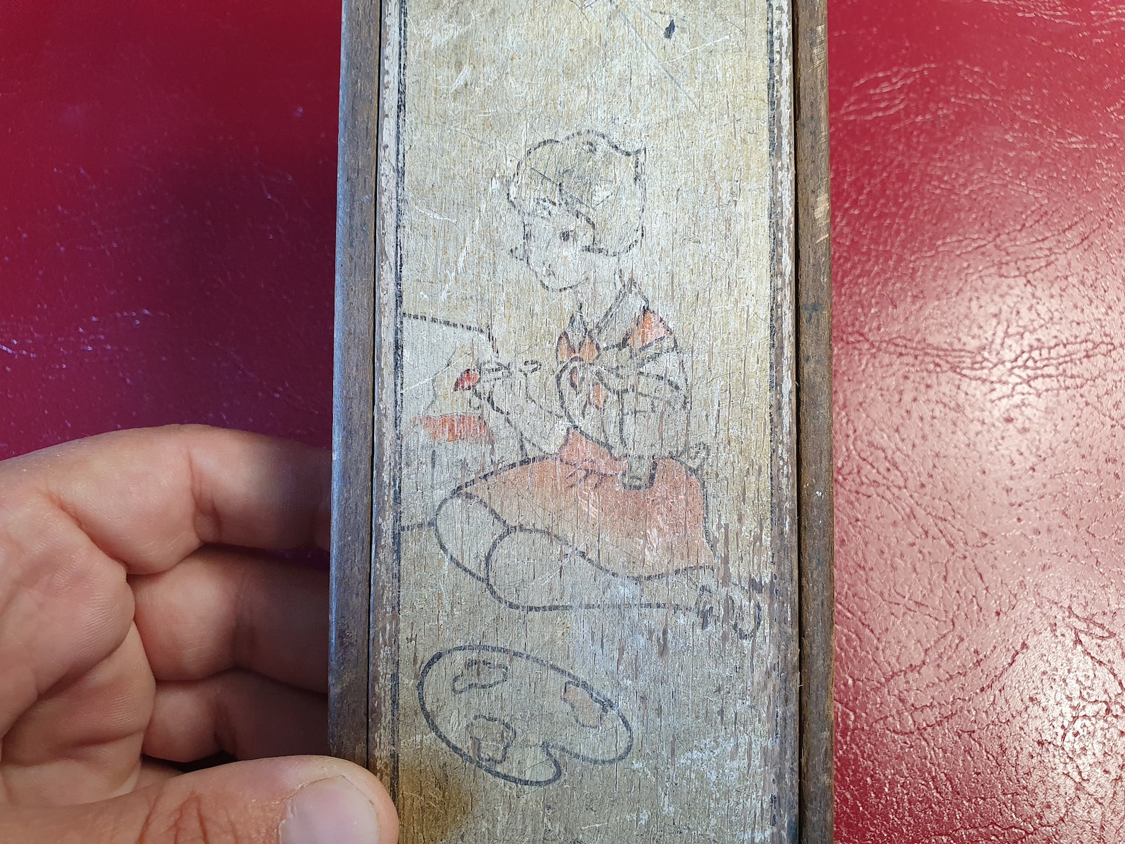 Antique Wood Pencil Box Primitive Vintage school box Antique | Etsy