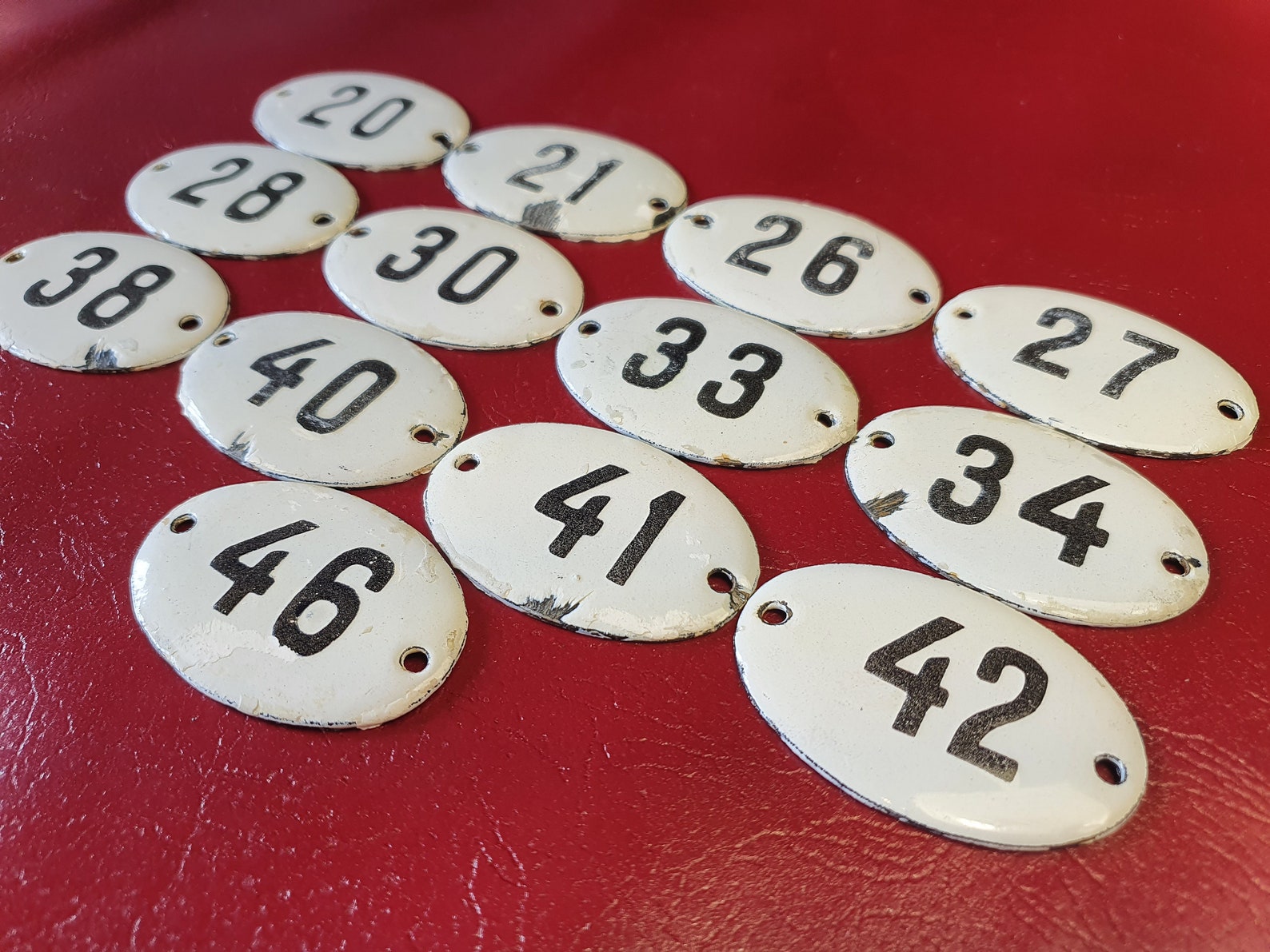 Vintage Enamel Number Porcelain Number Hotel Door Number - Etsy