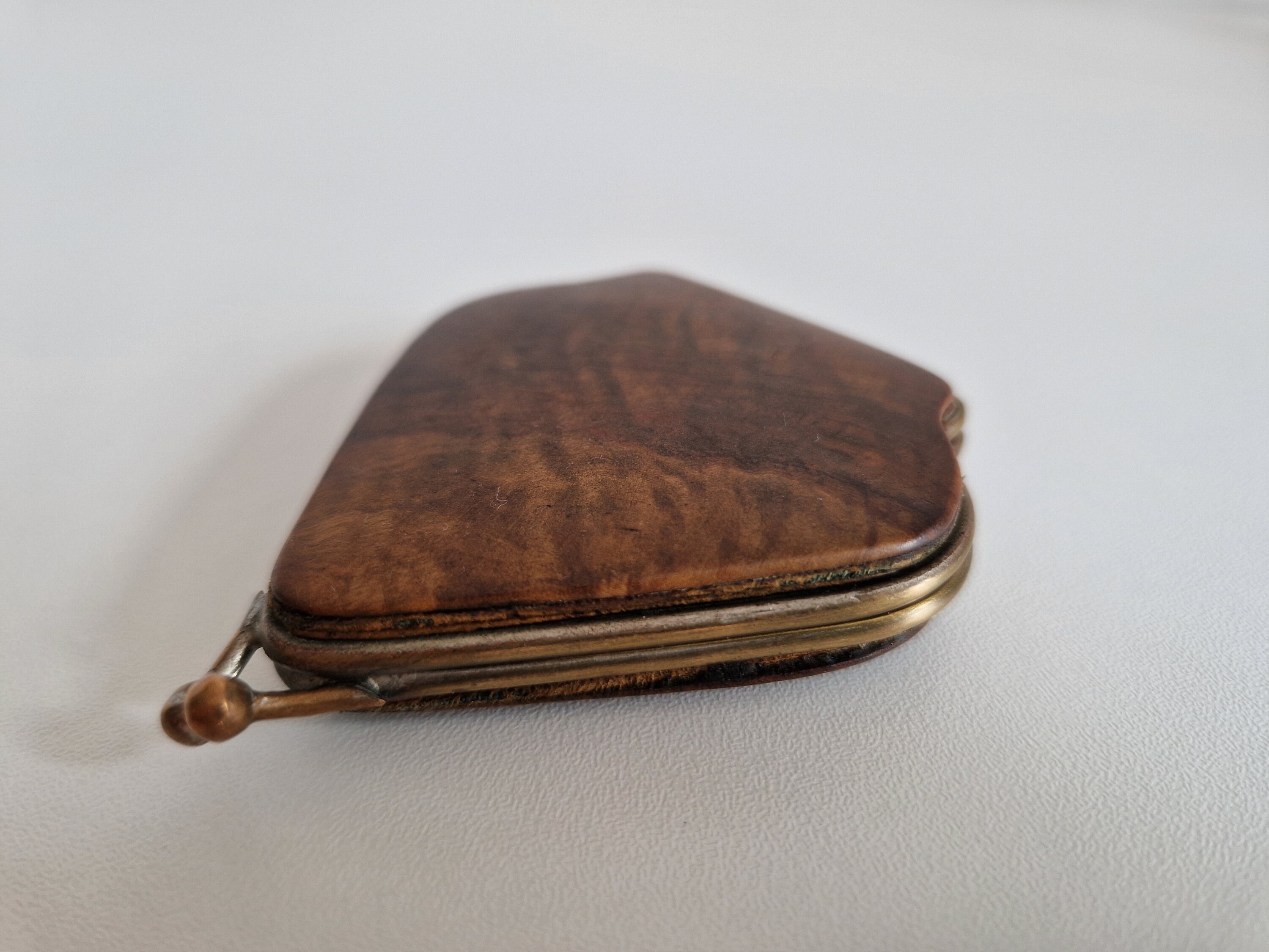 Antique Wallet From Wood, Antique Coin Wallet, French Small Wallet ...