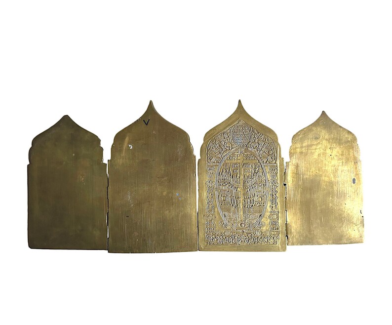 Folding Orthodox Holy Icon, Twelve Great Feasts Icon, Art of the Old ...