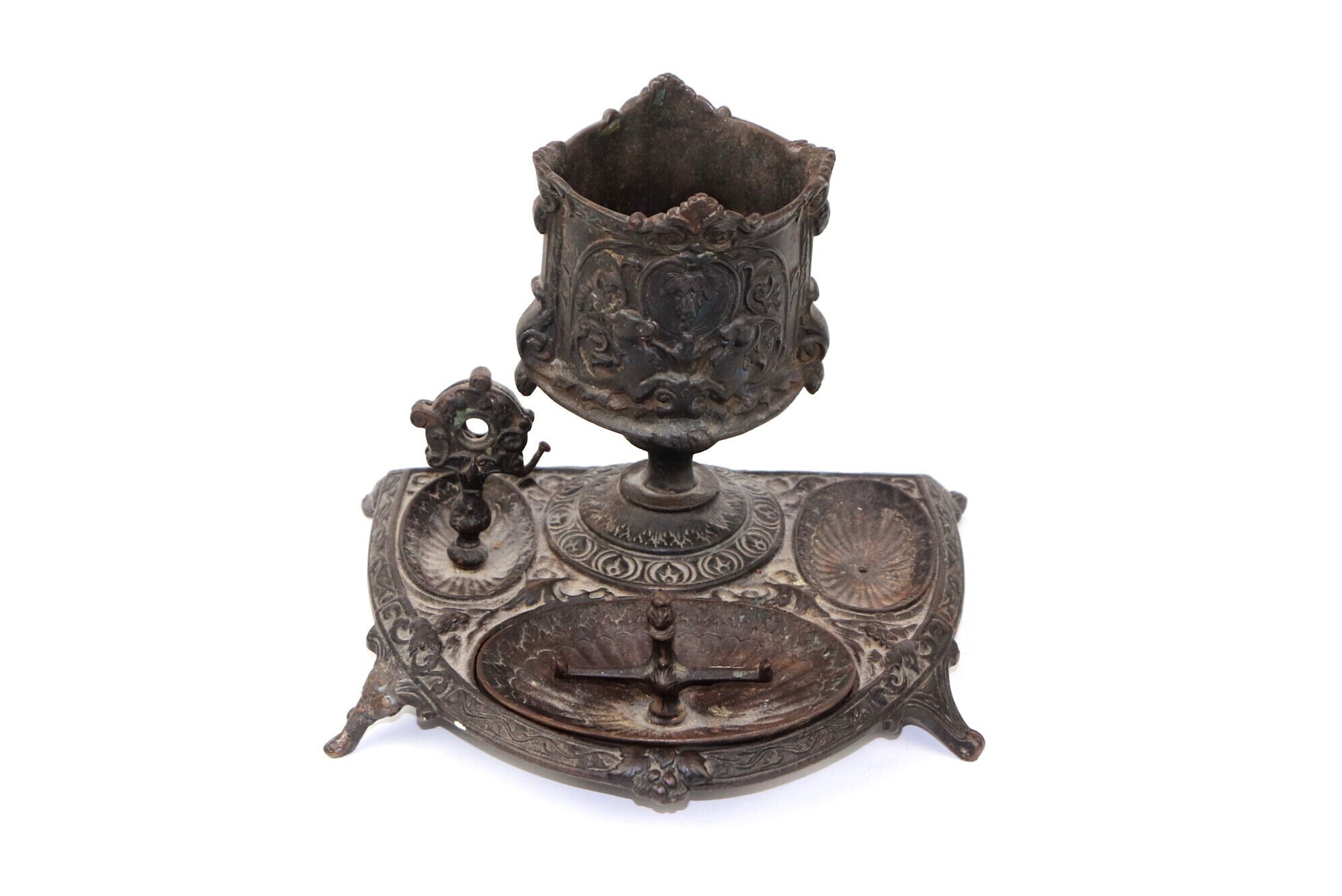 Antique Smoking Set, Tobacco Cigar Multi-piece Smoking Set Made of ...