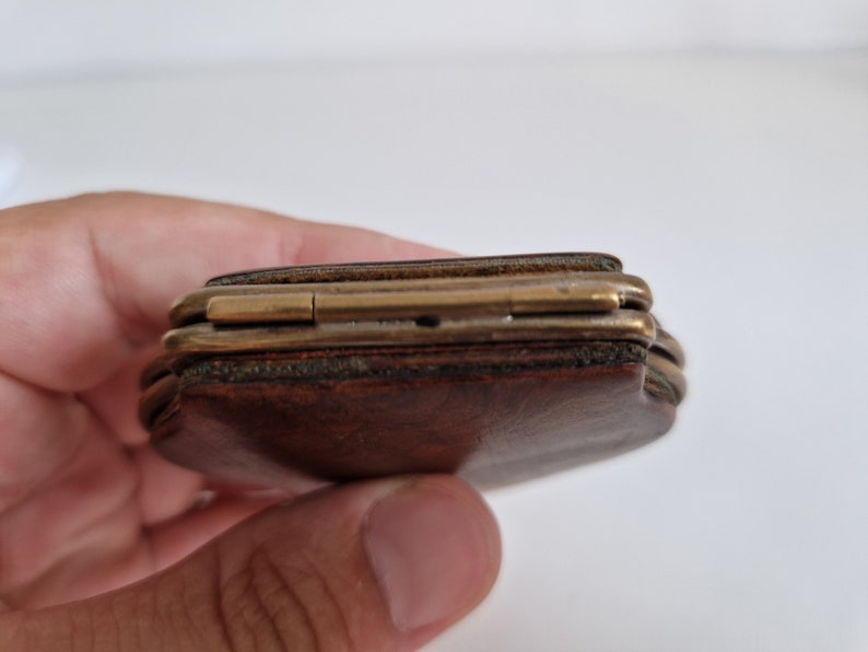 Antique Wallet From Wood, Antique Coin Wallet, French Small Wallet ...