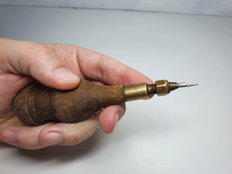 Antique awl tool Vintage awl cobbler tool collectible | Etsy