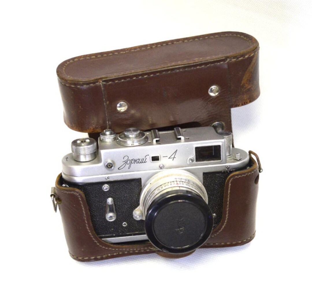 Zorki-4k Soviet Rangefinder Film Camera With Lens Jupiter 8, Soviet ...