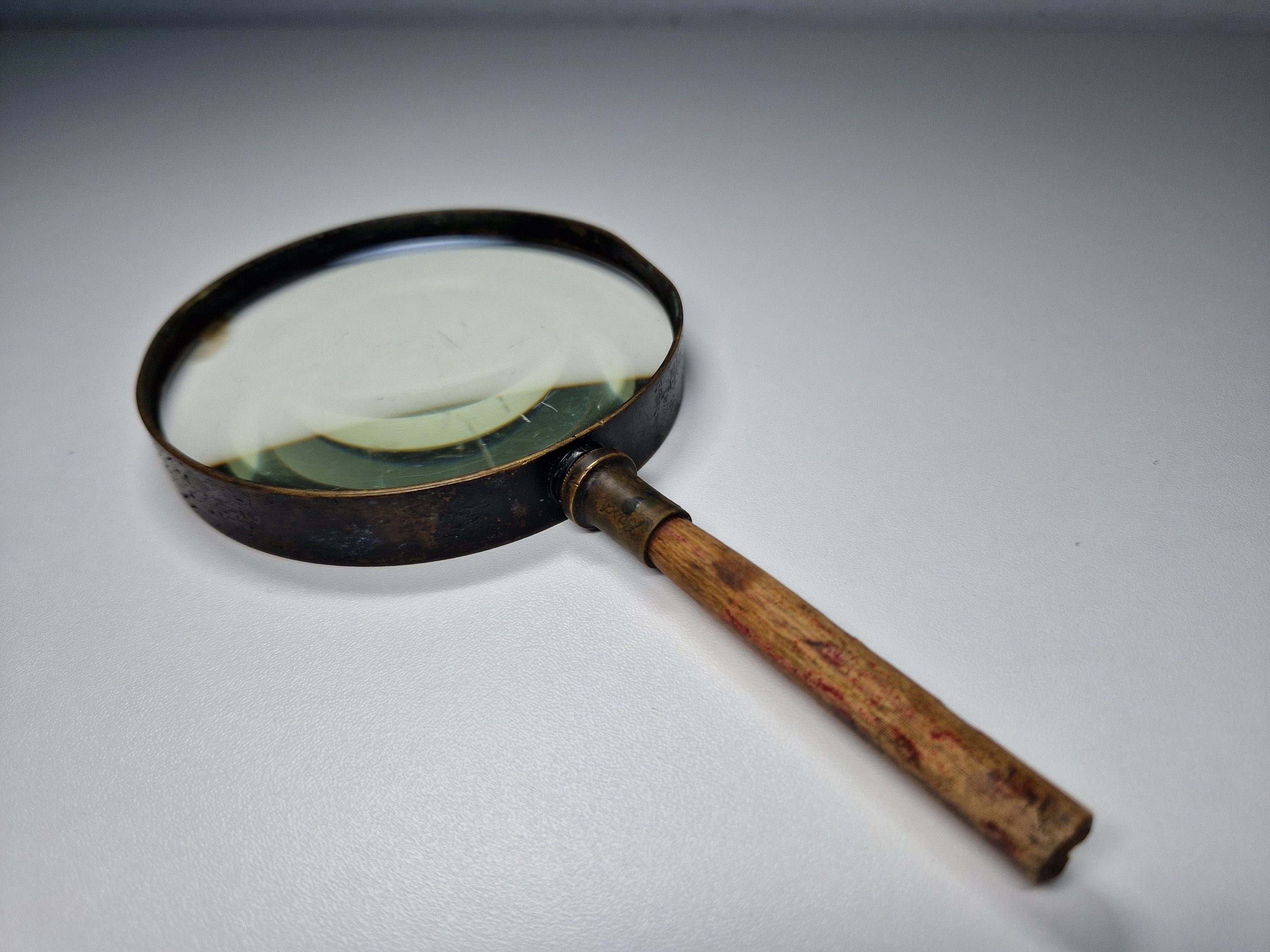 Antique Magnifying Glass, Old German Magnifier Reading Glass With ...