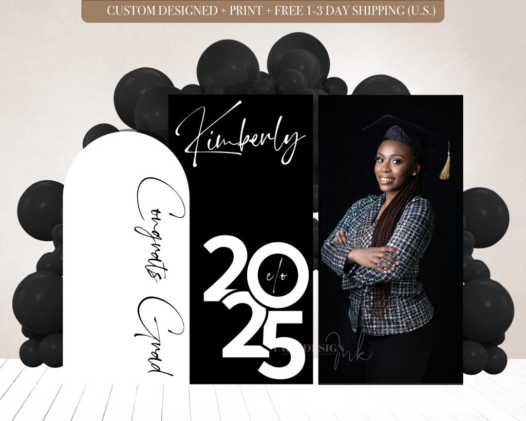 Contoured Graduate Sign | Graduate Photo Board | Senior 2025 | Photo ...