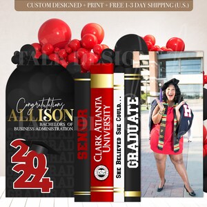 Contoured Graduate Sign Graduate Photo Board Senior 2024 Photo Board ...